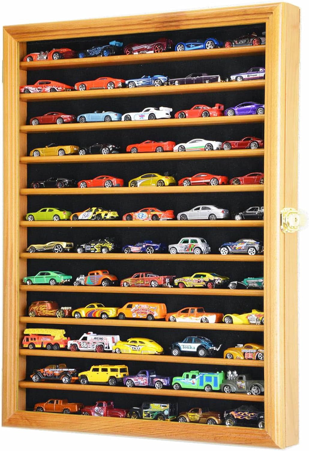1/64 Diecast / Matchbox Model Car Display Case Cabinet Rack with Door ...