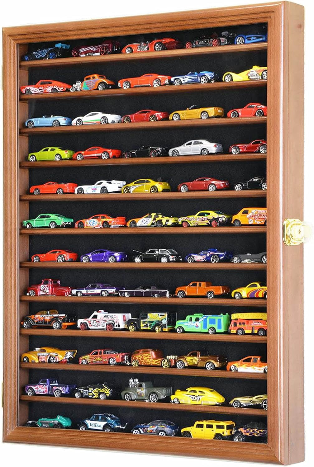 1/64 Diecast / Matchbox Model Car Display Case Cabinet Rack with Door ...