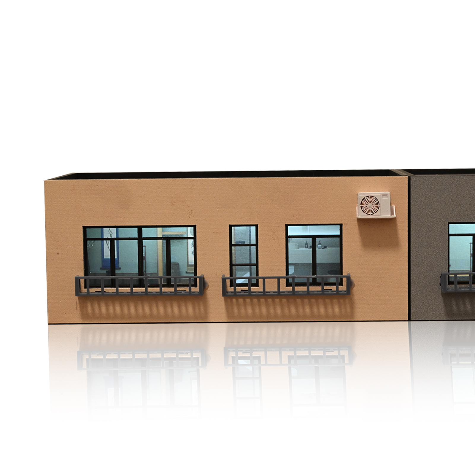 1:64 Diorama Building Model with LED Lights, City Street Parking Loy ...