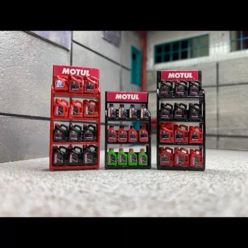 1/64 Diorama Oil Rack Model Garage Repair Workshop Scene Display Props ...