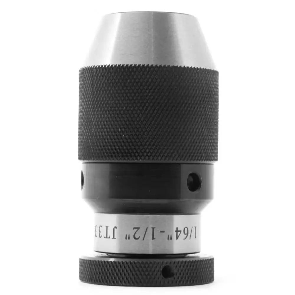 1/64 In. to 1/2 In. Capacity Heavy-Duty JT33 Keyless Drill Press Chuck ...