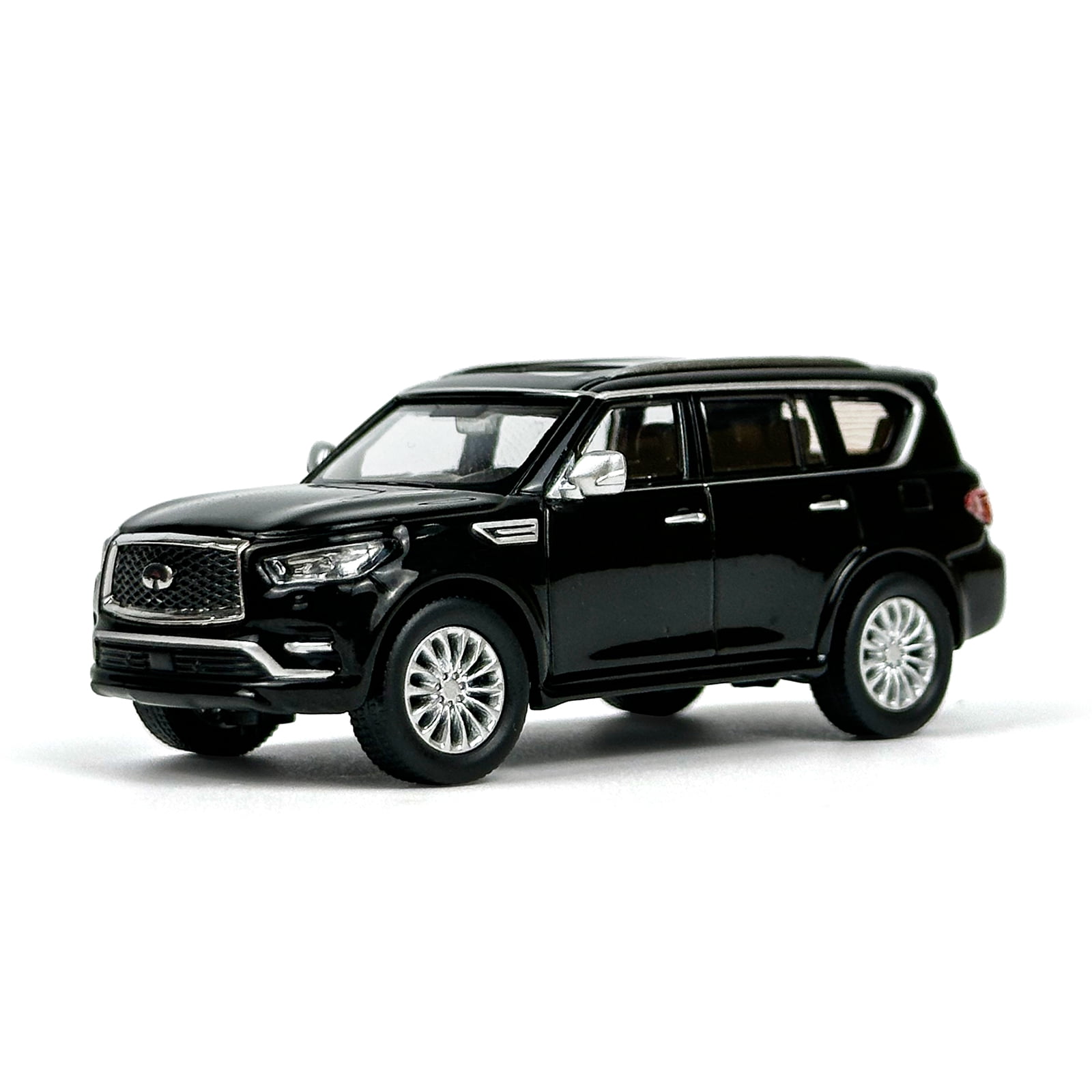 1:64 Infiniti QX80 Black Diecast Model Car Collection Gift Children Toy ...