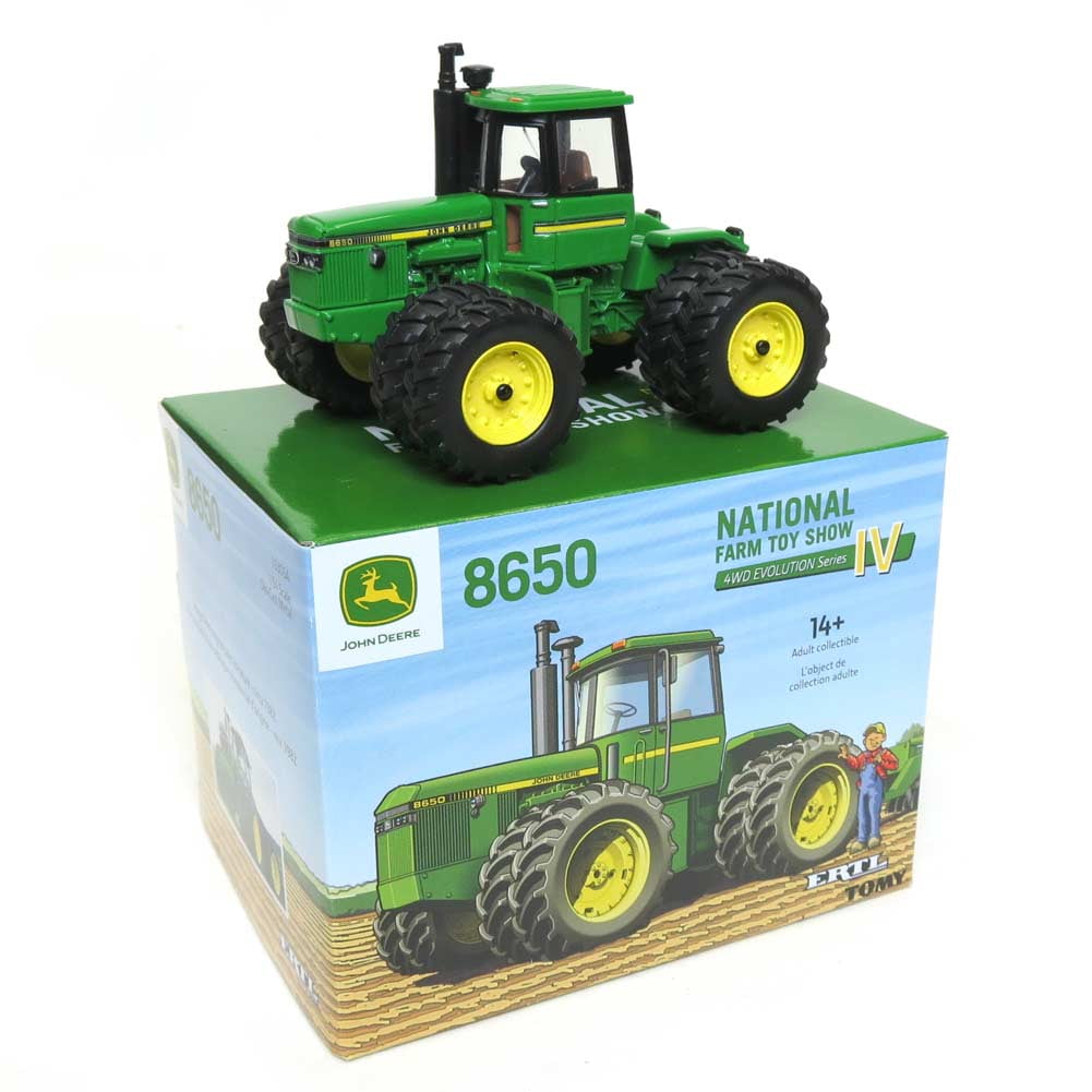 John Deere 1/64 2016 National Farm Toy Show 8650 4WD with Duals Metal ...