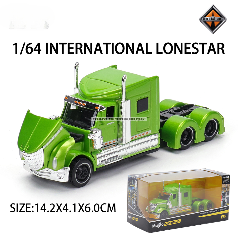 1:64 Mercedes-Benz MACK Anthem Trailer trailer model simulation car ...
