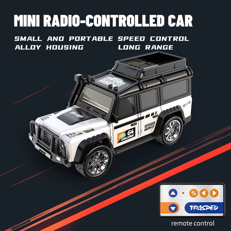 1/64 Mini RC Car 2.4G Remote Control Cars Drifting Alloy Truck Model ...