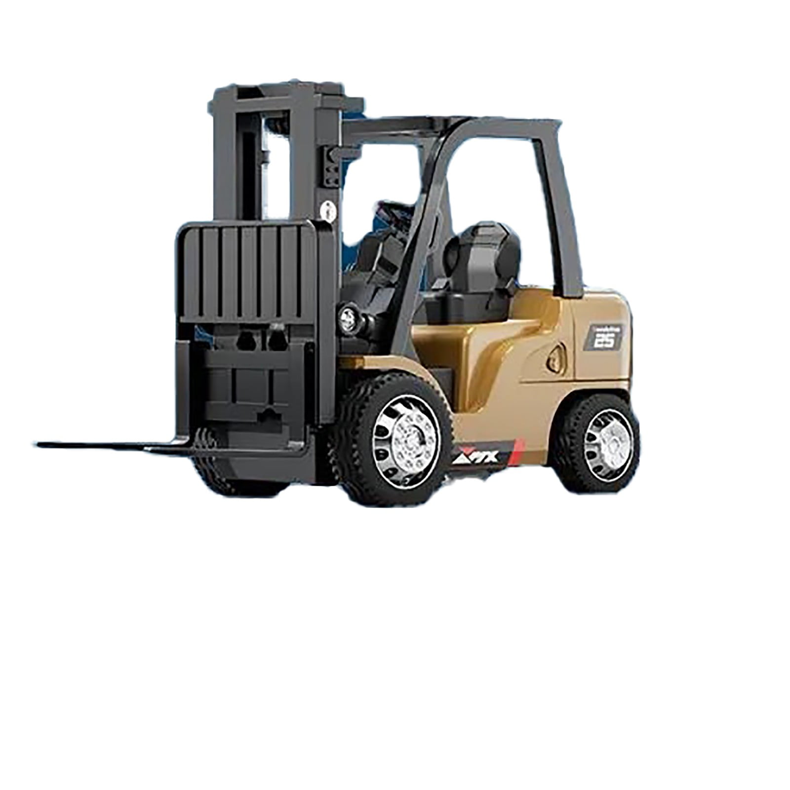 1/64 Mini RC Forklift - 2-in-1 Transformable Lift Fork & Hook, 2.4GHz ...