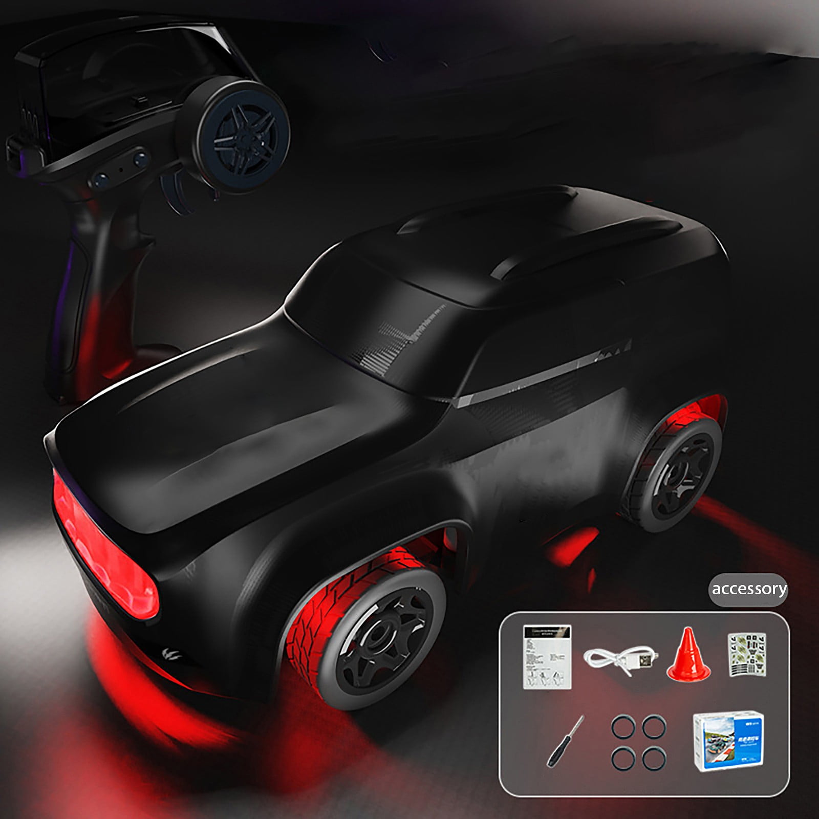 1:64 Mini Remote Control Drift Car - High-Speed Racing with Cool Led ...