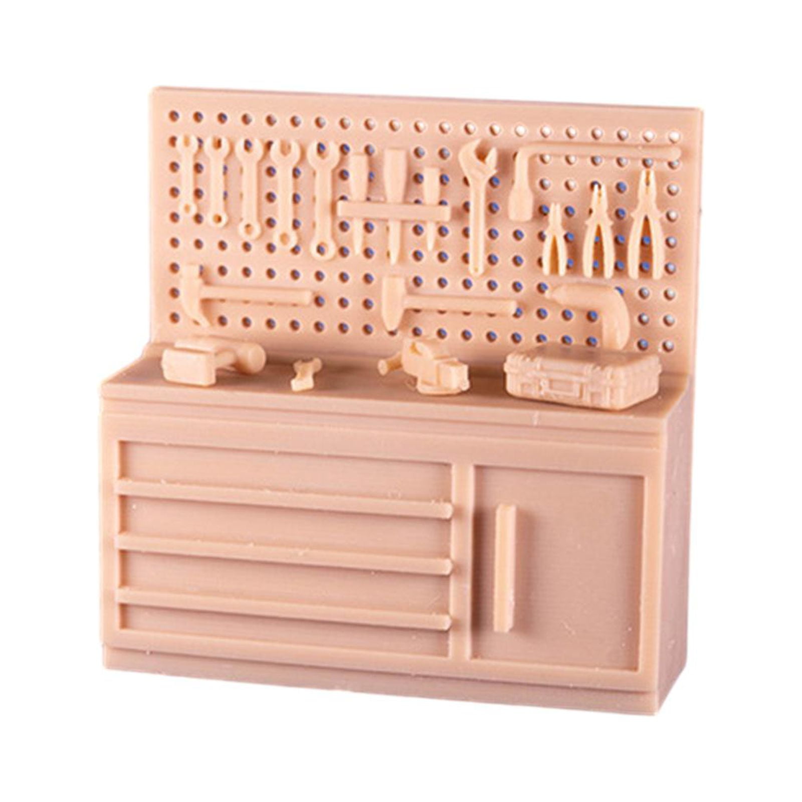 1/64 Miniature Workbench Model Simulation Resin Tiny Model for Micro ...
