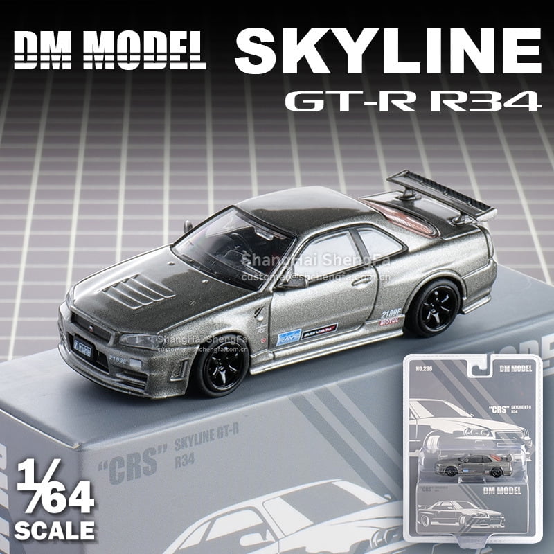 1:64 Nissan Skyline GT-R R34 - Alloy Die-Cast Model, JDM Icon ...