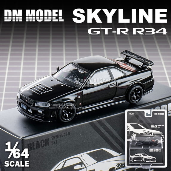 1:64 Nissan Skyline GT-R R34 - Alloy Die-Cast Model, JDM Icon ...