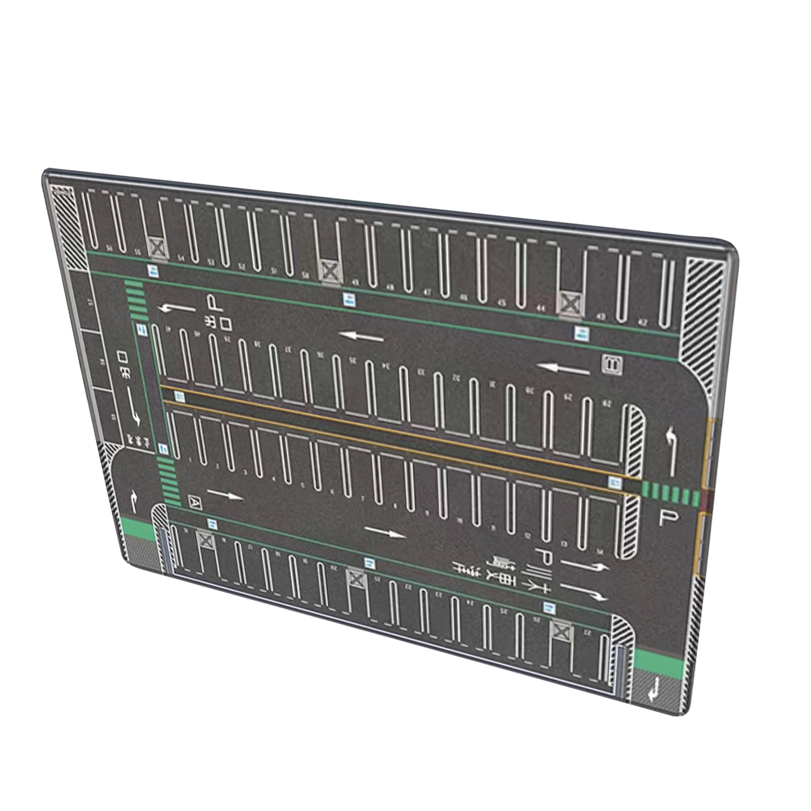 1/64 Parking Lot Mat Model Mouse Pad Car Vehicle Simulated Parking Lot ...