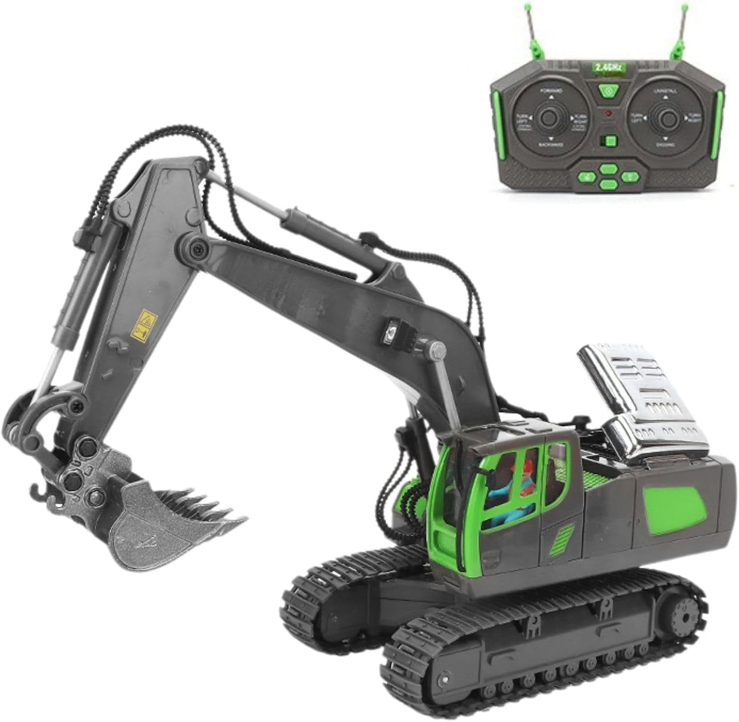1:64 Premium Alloy Mini RC Construction Se, Mudsterz Excavator, 2.4GHz ...