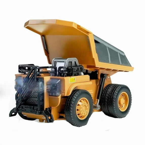 1:64 Premium Alloy Mini Rc Construction Set-Forklift, Excavator & Dump ...