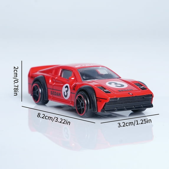 1:64 Red Alloy Car, Boy Toy/Halloween Christmas Gift/Fingertip Toy ...