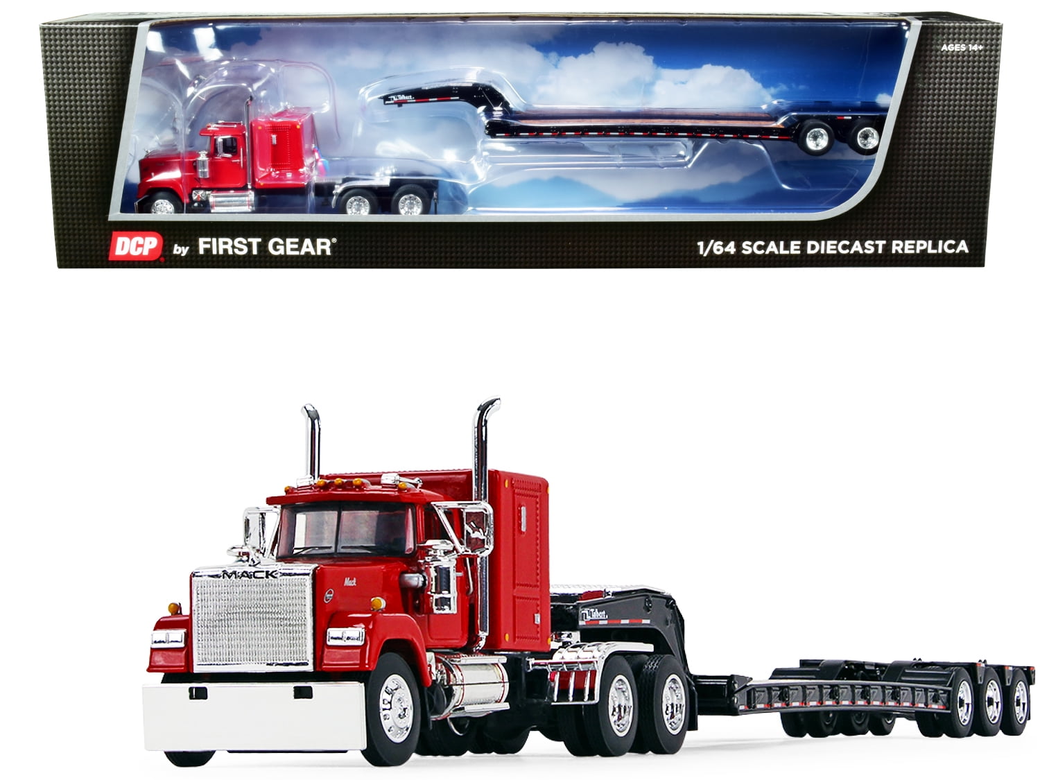 Mack Super-Liner with 60\ Sleeper Cab with Talbert Tri-Axle Lowboy ...