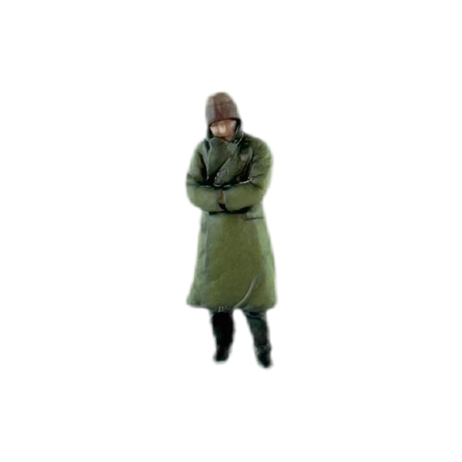 1/64 Resin Model Street Figure Scene Props Doll Figures for Micro ...