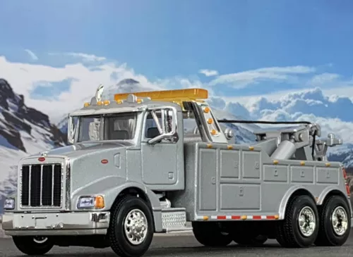 1/64 SPECCAST SILVER 385 PETERBILT WRECKER TOW TRUCK - Walmart.com