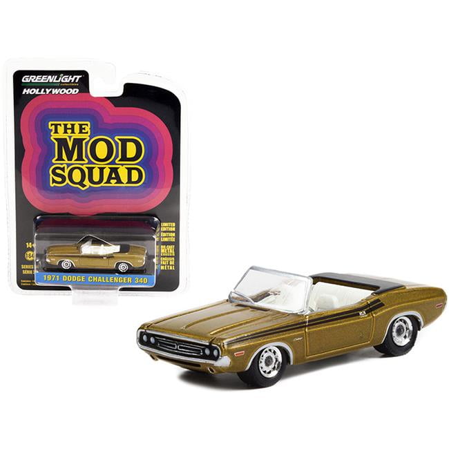 1-64 Scale 1971 Dodge Challenger 340 Convertible Stripes The Mod Squad ...