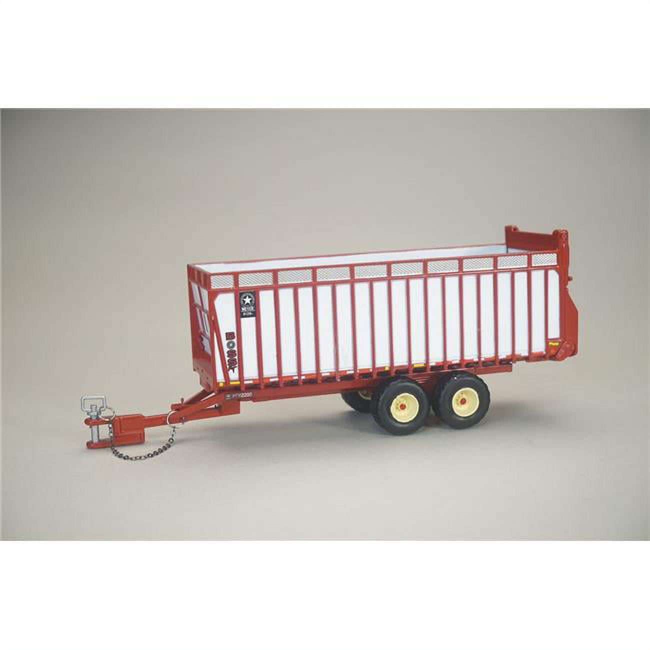 1-64 Scale 8126RT Boss Forage Box Trailer Diecast Model, Red & White ...