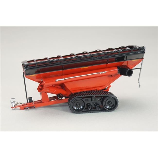 1-64 Scale Brent V1300 Auger Wagon Grain Cart with Tracks, Red ...