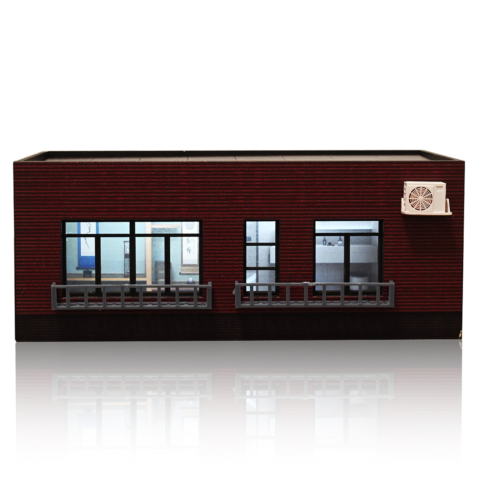 1:64 Scale Building Model with LED Lights, City Street Building Model ...