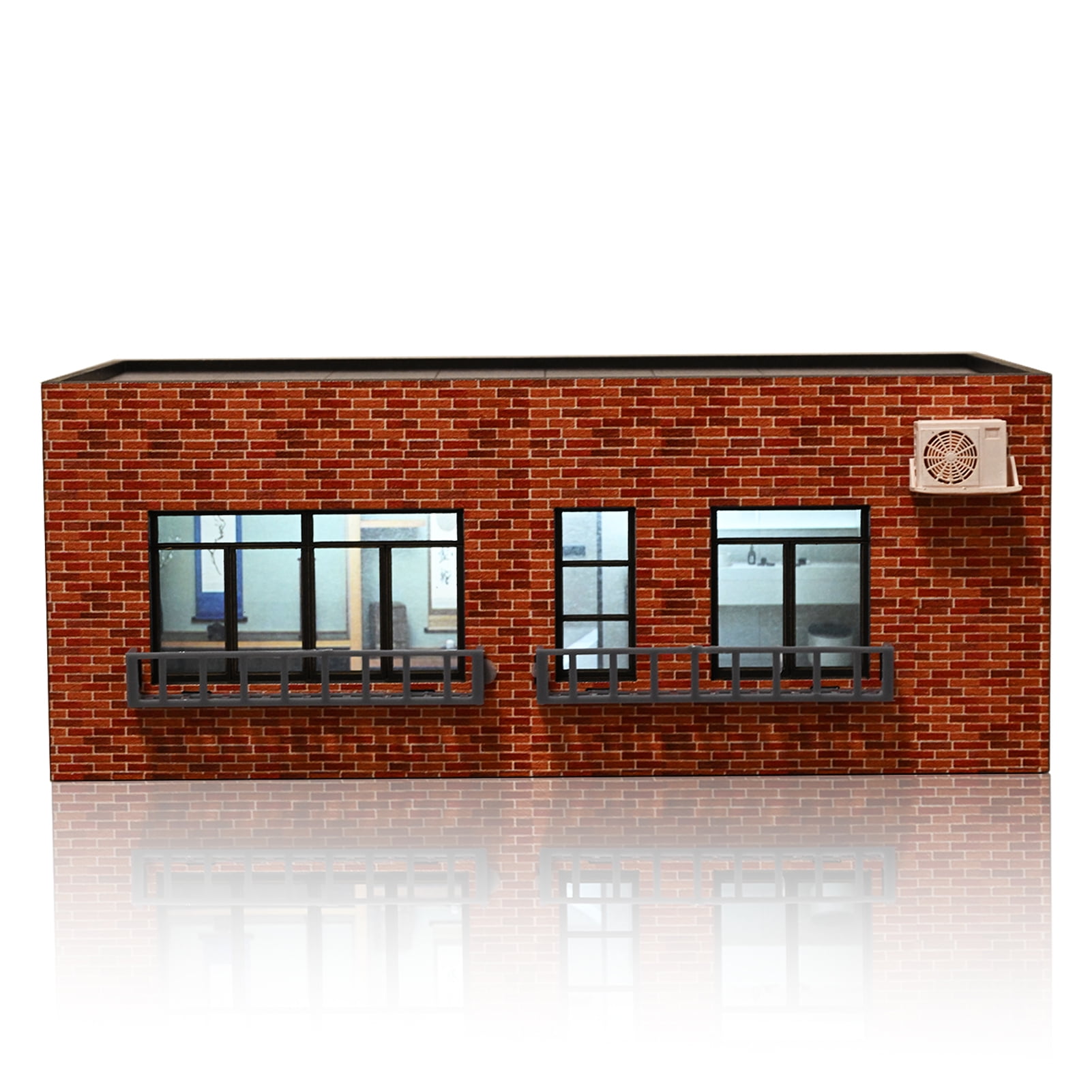 1:64 Scale Building Model with LED Lights, City Street Building Model ...