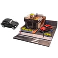 1/64 Scale Miniature Coffee Shop Street Diorama With 1/64 Scale Mini ...