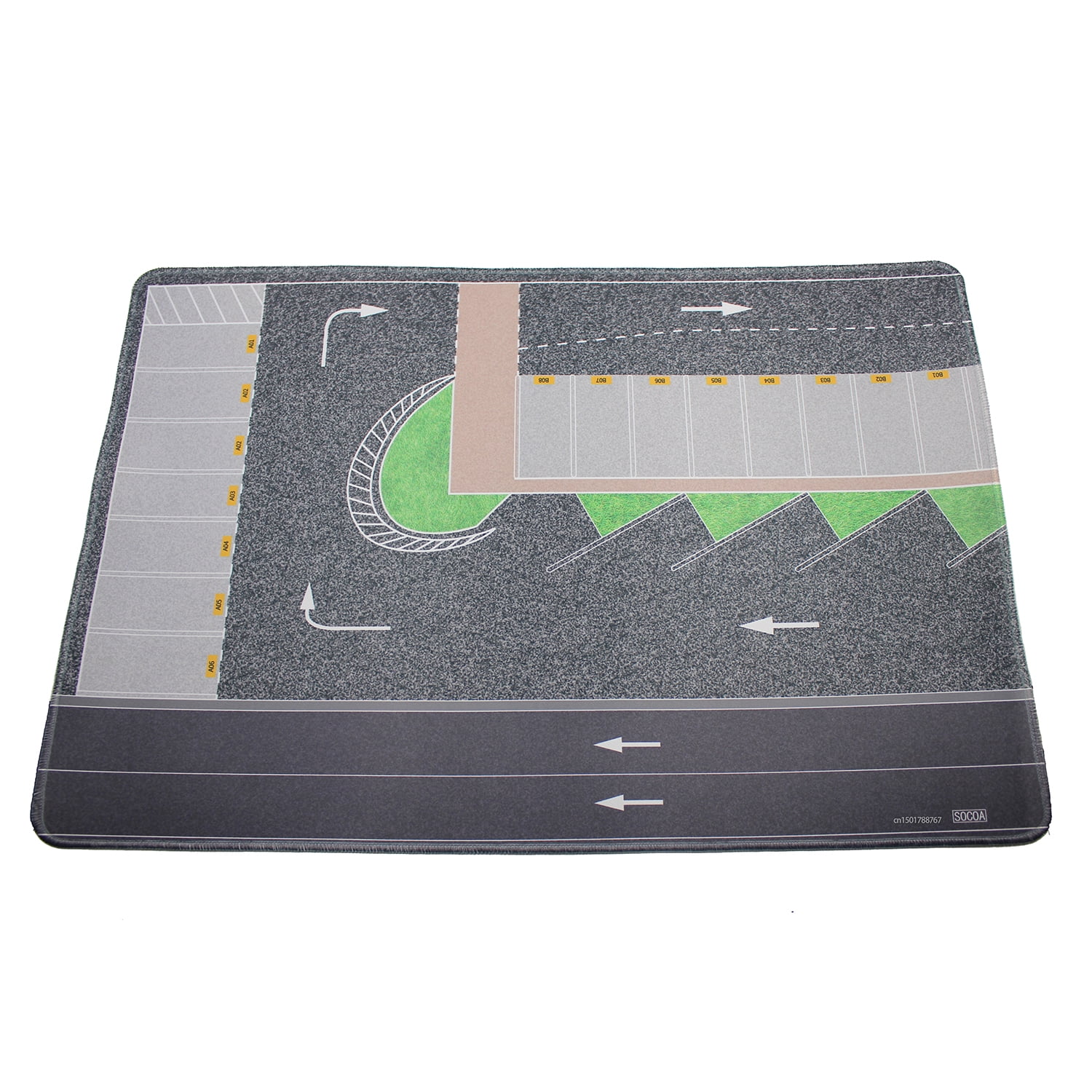 1:64 Scale Parking Road Garage Football Field Toy Mat Mouse Pad For ...