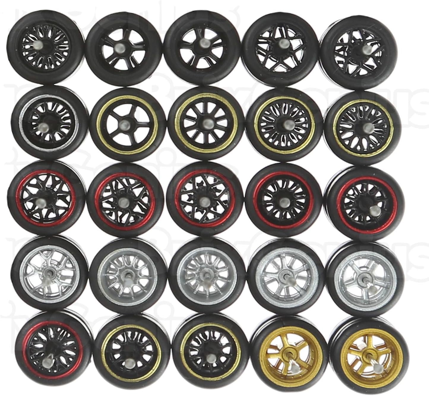 1/64-Wheels 1/64-Wheels-and-Tires Mixed/Random Wheels Set for Wheels ...