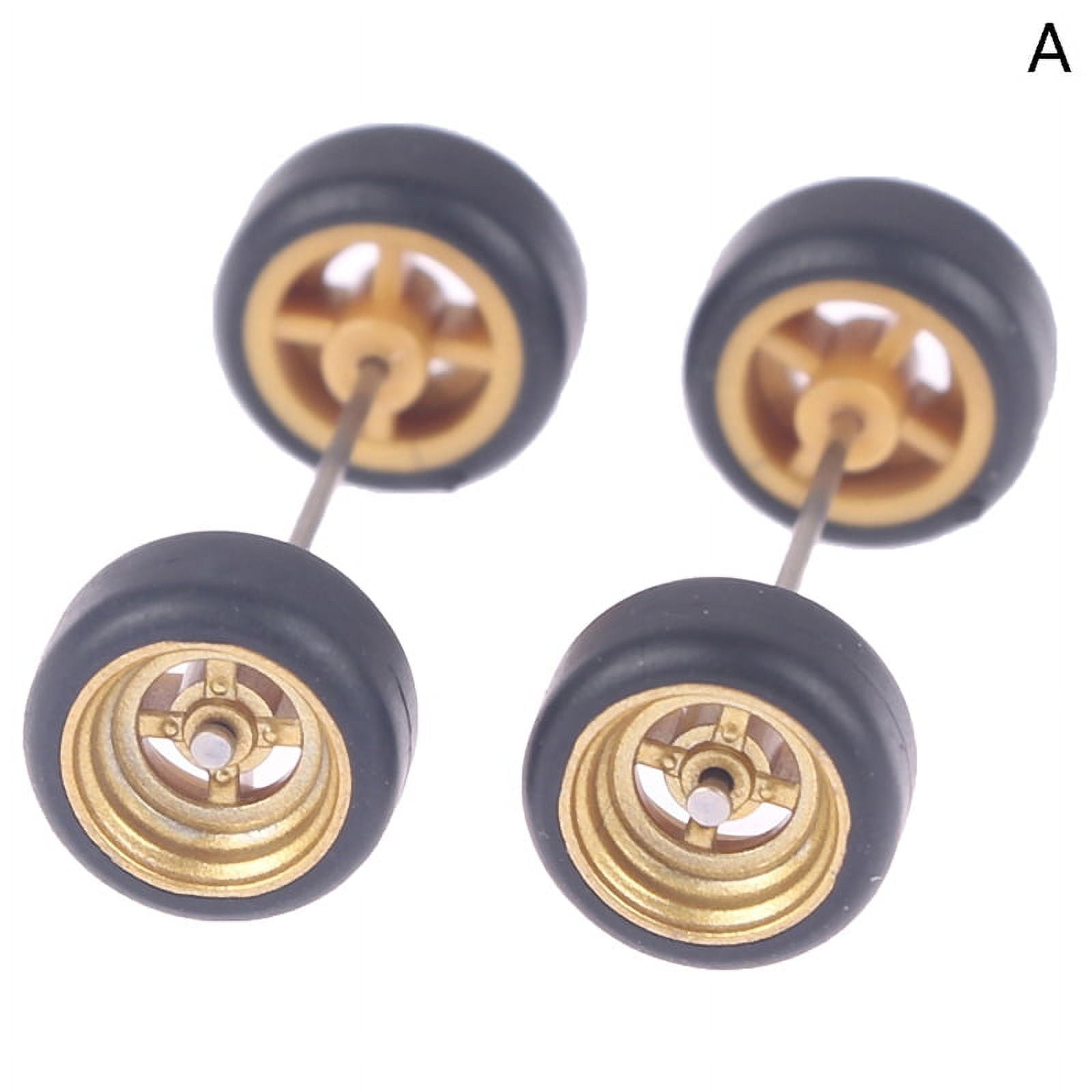 1/64 Wheels For Hotwheels with Rubber Tire Model Model Car Modified ...
