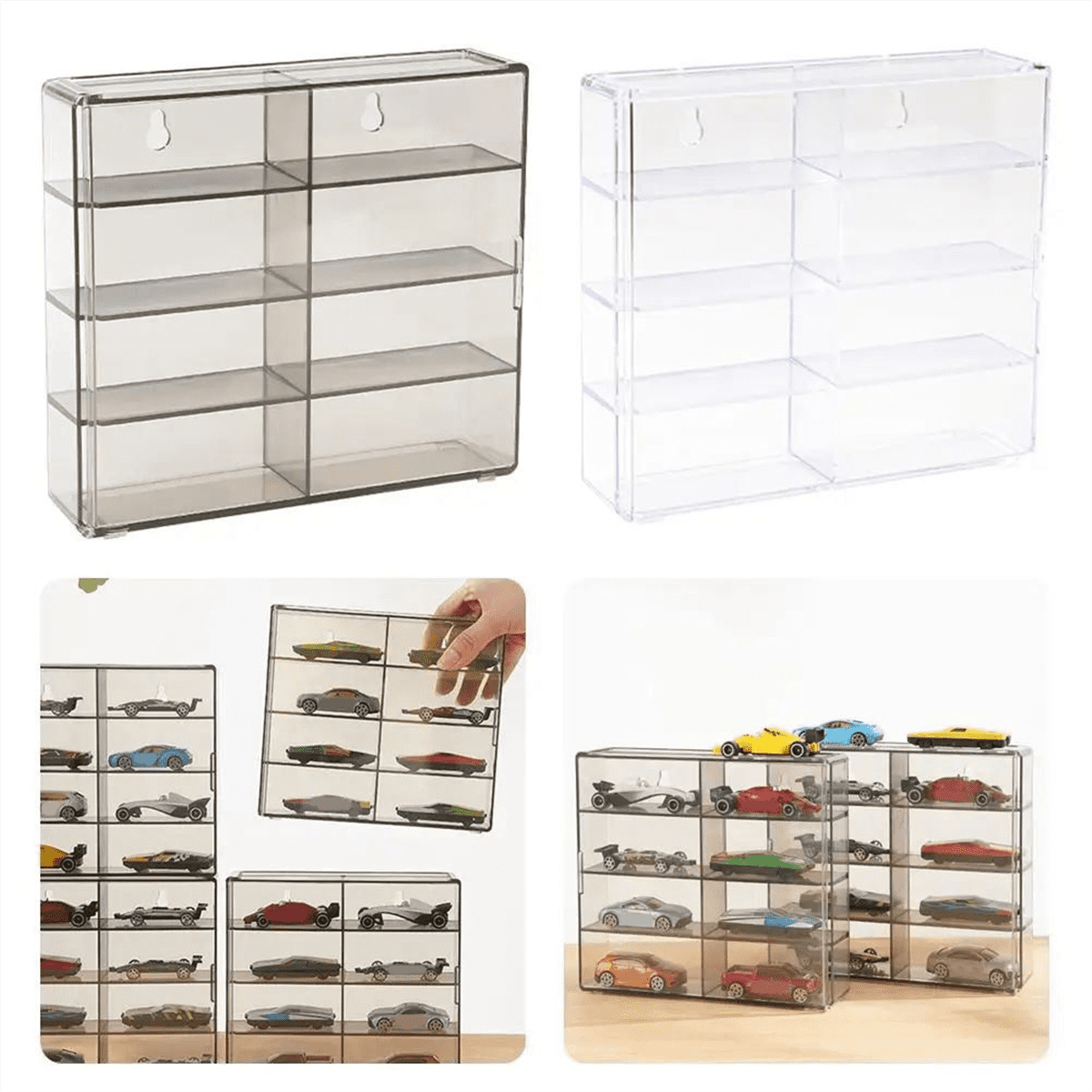 1:64 for Hot Wheel Display Box Car Model Toy Cabinet Rack for Hotwheel ...