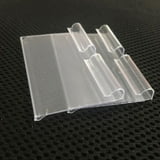 1.65 x 3.9 Inches Shelf Label Holder Clear Plastic Clip on Labels Shelf ...