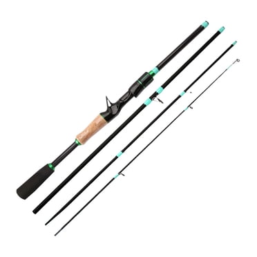 1.65M-2.1M 4/5 Section Fiberglass Spinner Baitcasting Fishing Rod M ...