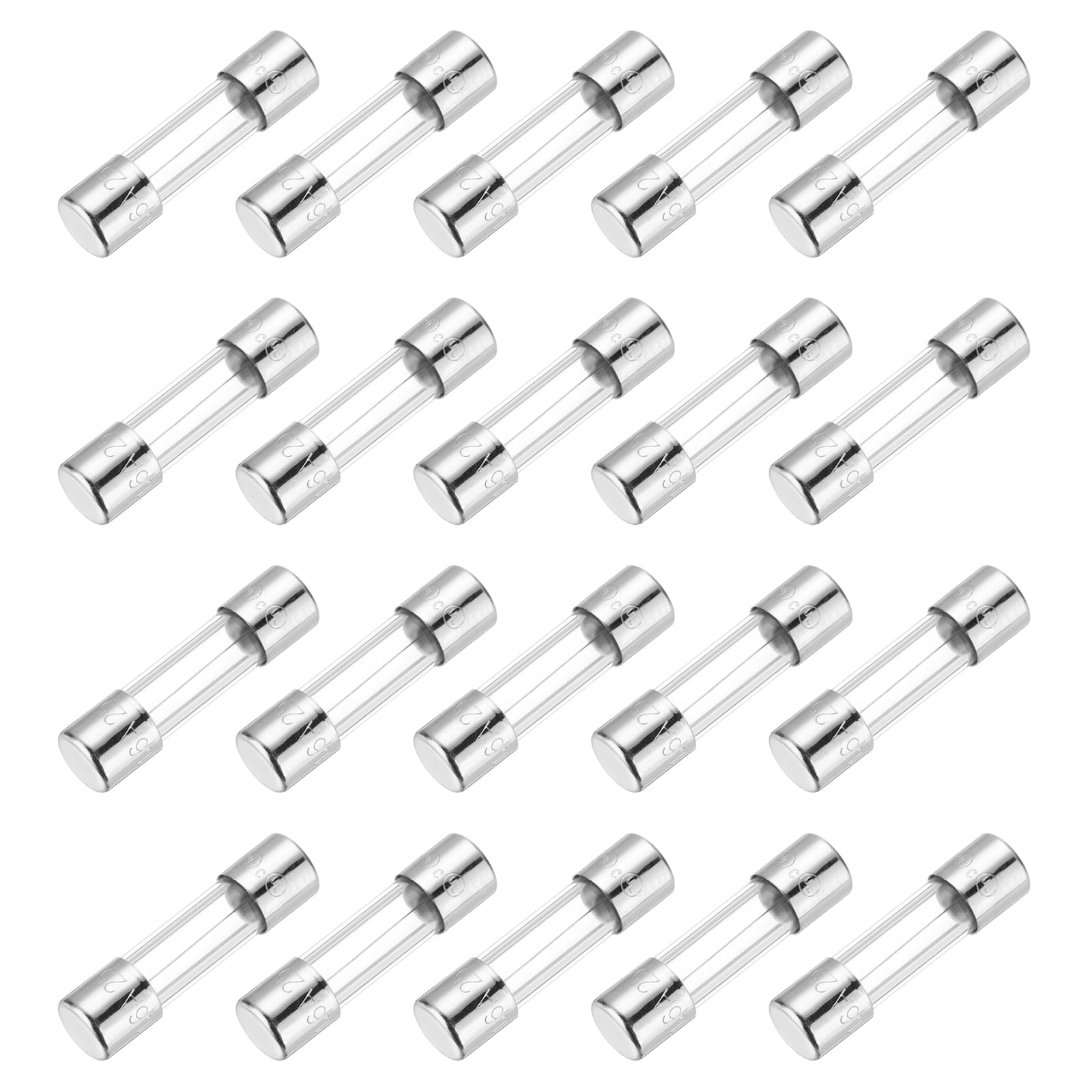 1.6A 250V Glass Fuses 5x20mm Time Delay Fuses Slow Blow Fuses(Pack of ...