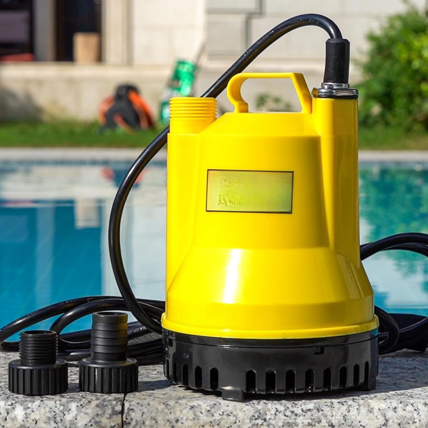 1/6HP Portable Utility Pump Submersible Small Backup Sump Pump Draining ...