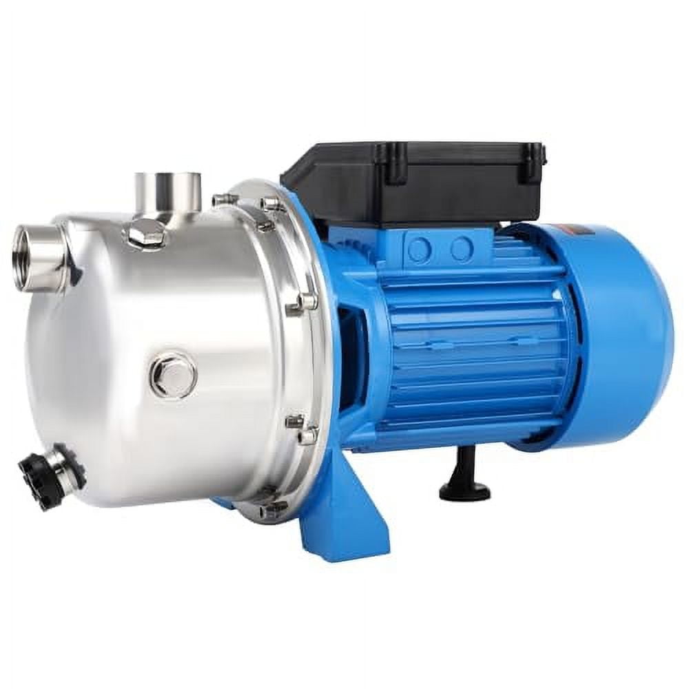 1.6HP Shallow Well Jet Pump, Well Depth 157ft Cast Iron Irrigation Pump ...