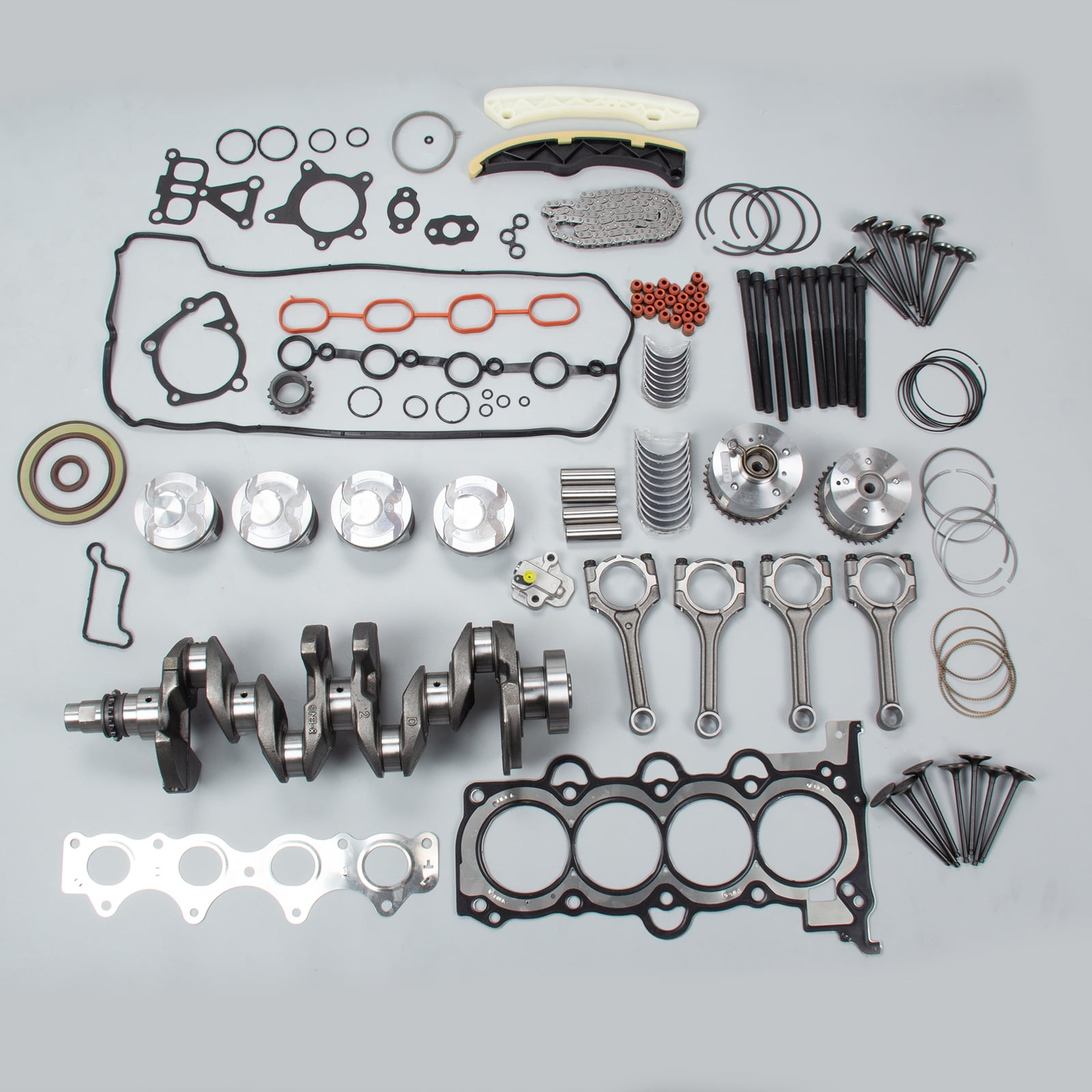 1.6L Engine Overhaul Rebuilding Kit w/ Crankshaft Con Rods For Hyundai ...