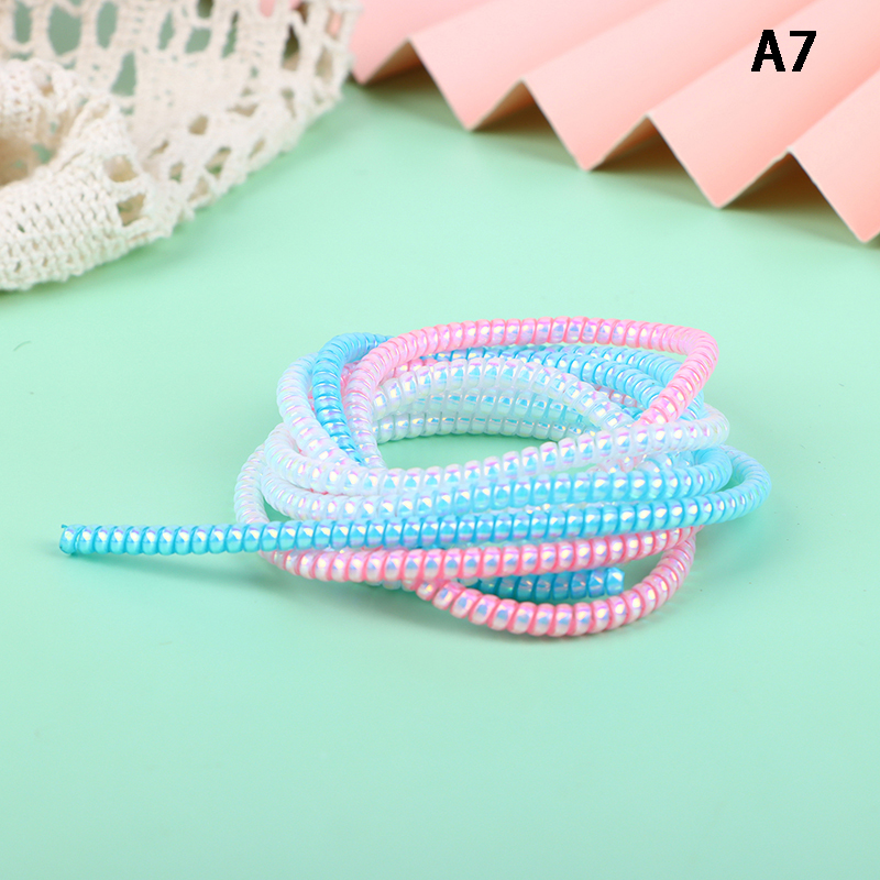 1.6M Color Cable Intertwine Rope Spiral Cable Protector Universal ...