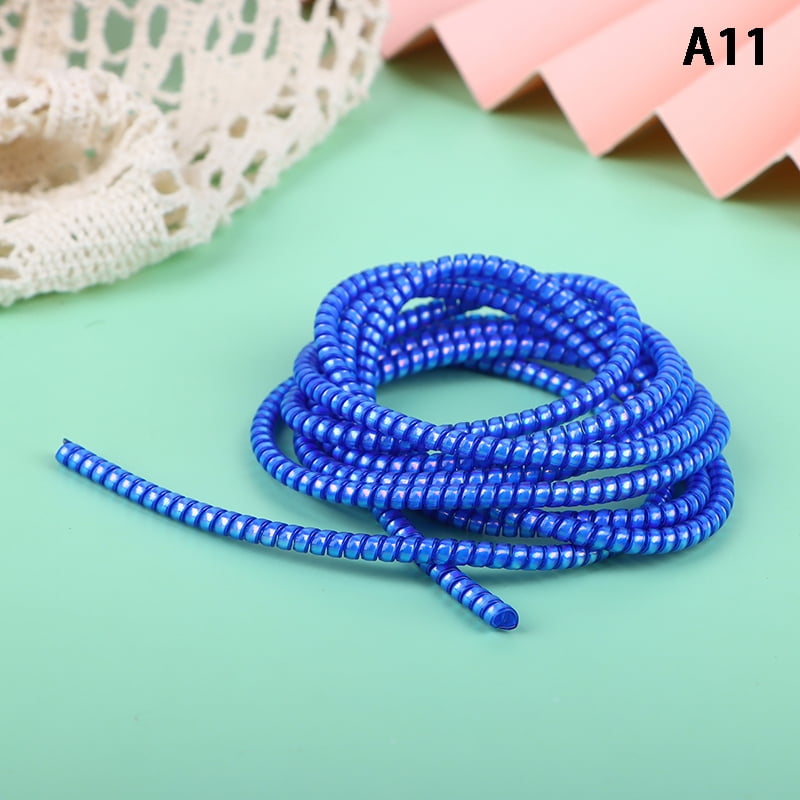 1.6M Color Cable Intertwine Rope Spiral Cable Protector Universal ...
