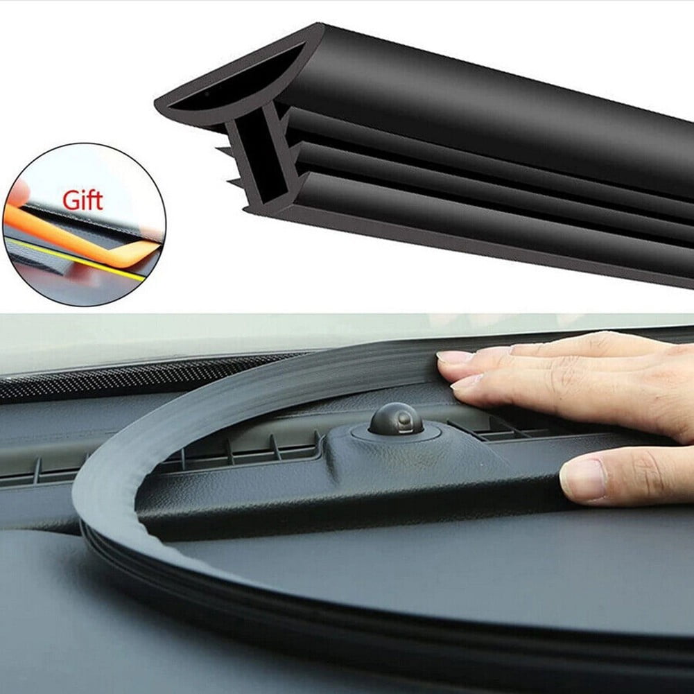 1.6M U-Type Car Dashboard Edge Rubber Seal Strip Noise Insulation ...
