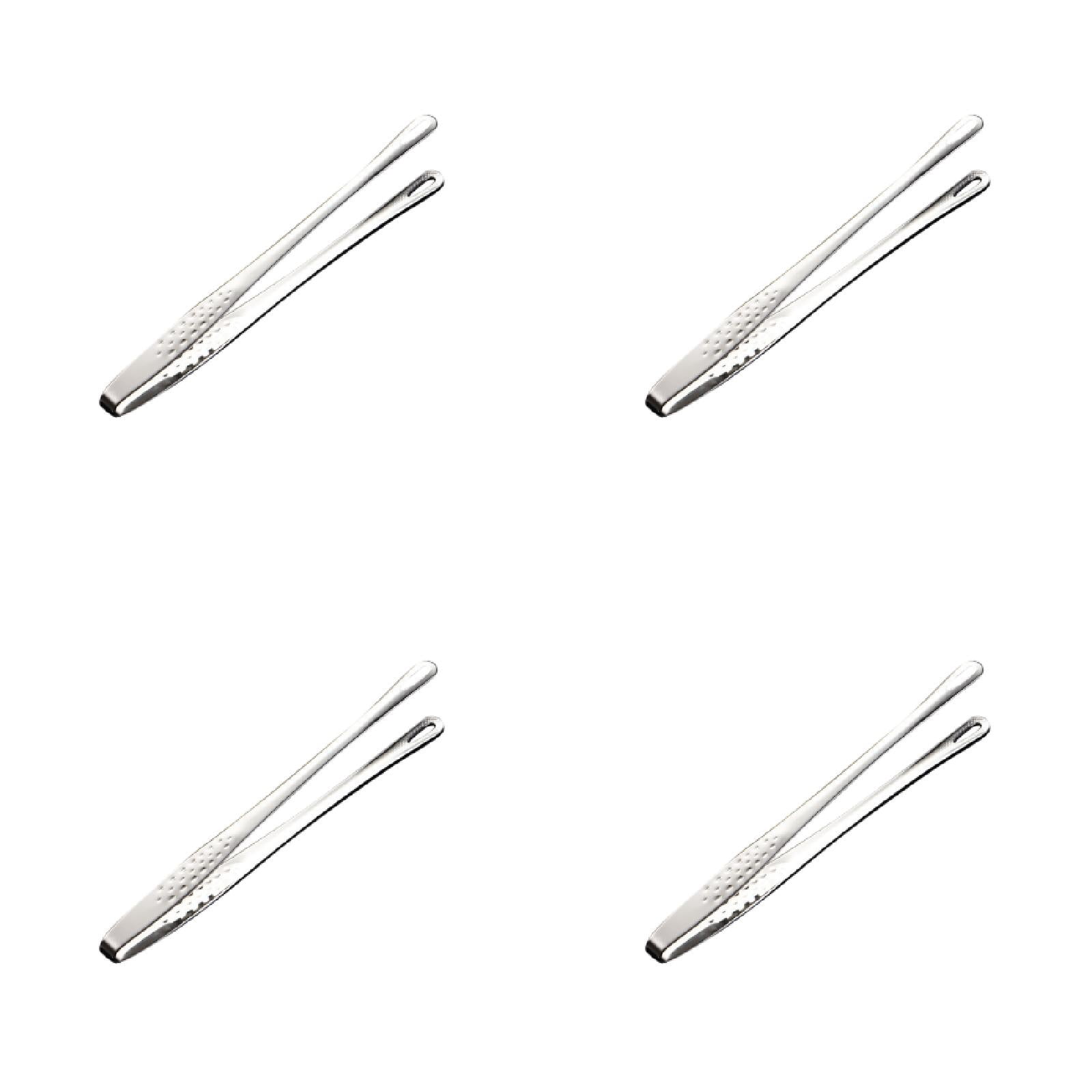 1-6PC Stainless Steel Korean BBQ Grill Tongs Barbecue Tongs for Cooking ...