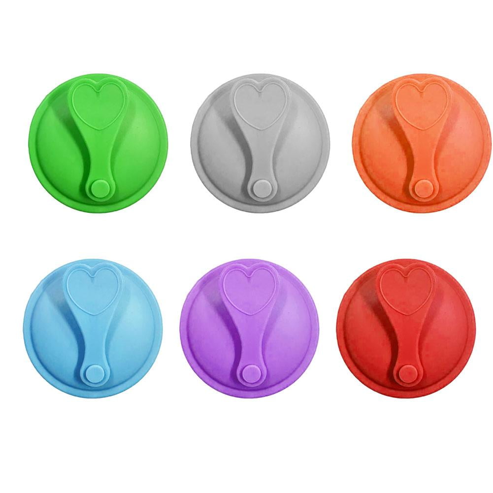 1/6PCS Soda Can Lids Covers Silicone Caps Fresh Keeping Coke'Drink Beer ...