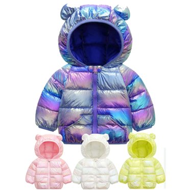 Lovebay 1-6T Toddler Children Boy Girl Padded Puffer Jacket Fleece Lined Hooded Winter Coat ...