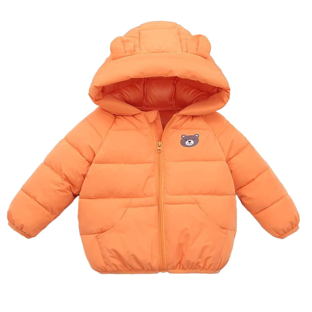1-6T Toddler Baby Girls Boys Winter Cartoon Coat Hooded Warm Outwear ...