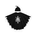 1-6T Toddler Girls Boys Ghost Cape Costume Kids Baby Halloween Hooded ...