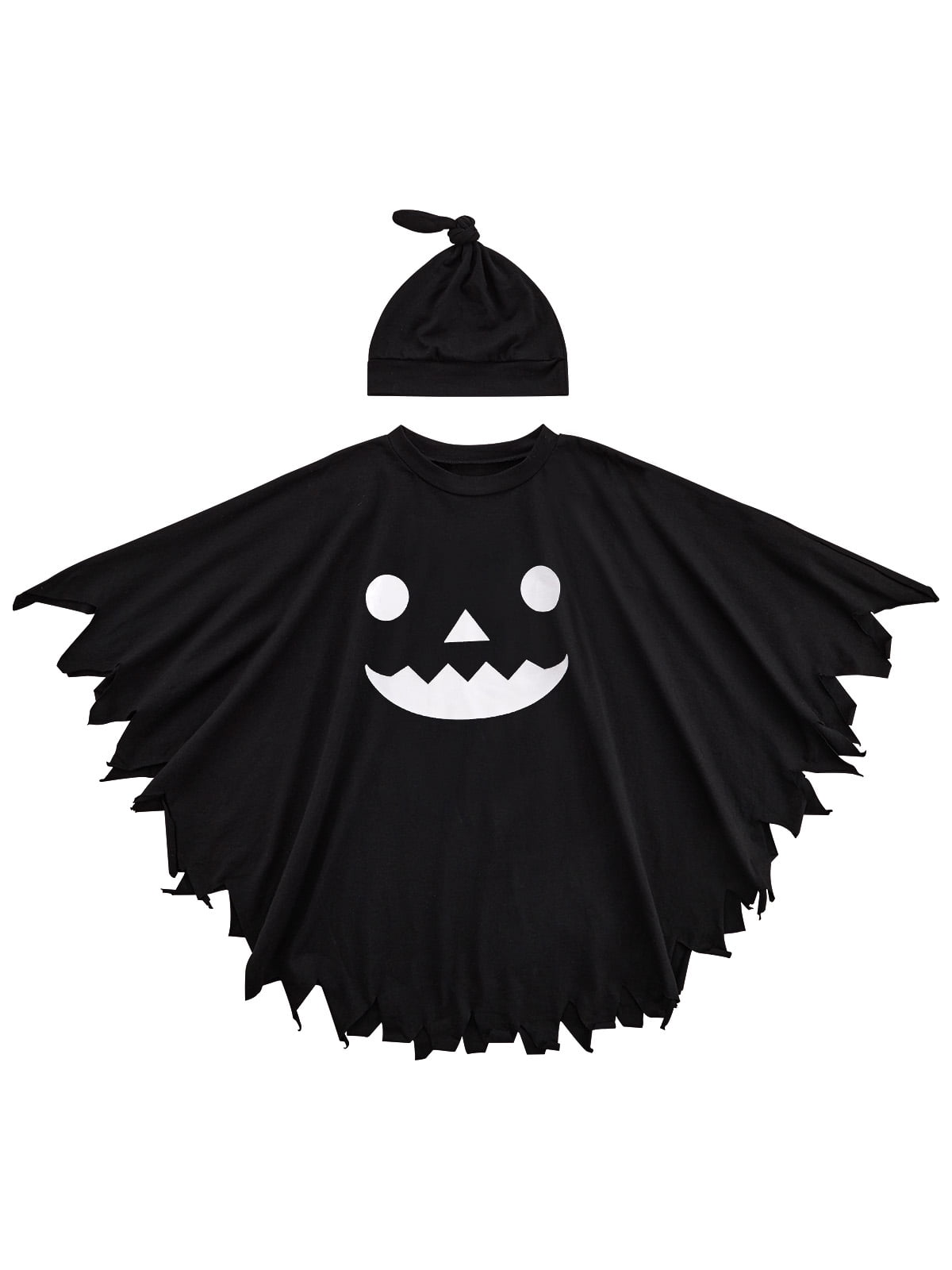 1-6T Toddler Girls Boys Ghost Cape Costume Kids Baby Halloween Hooded ...