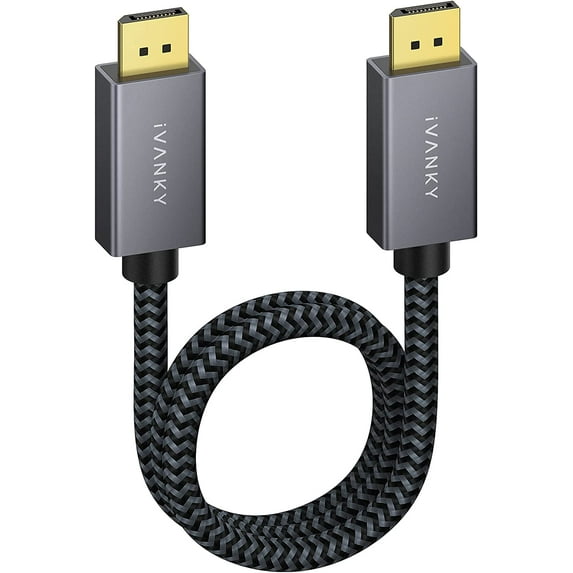 1.6ft/0.5M DisplayPort Cable, Short DP Cable for Gaming Monitor, TV, PC ...