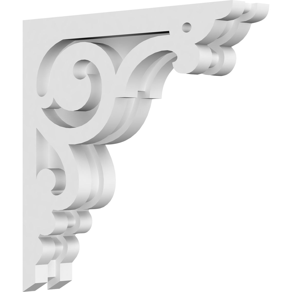 1 7/8"W x 10"D x 10"H Hurley Architectural Grade PVC Corbel - Walmart.com