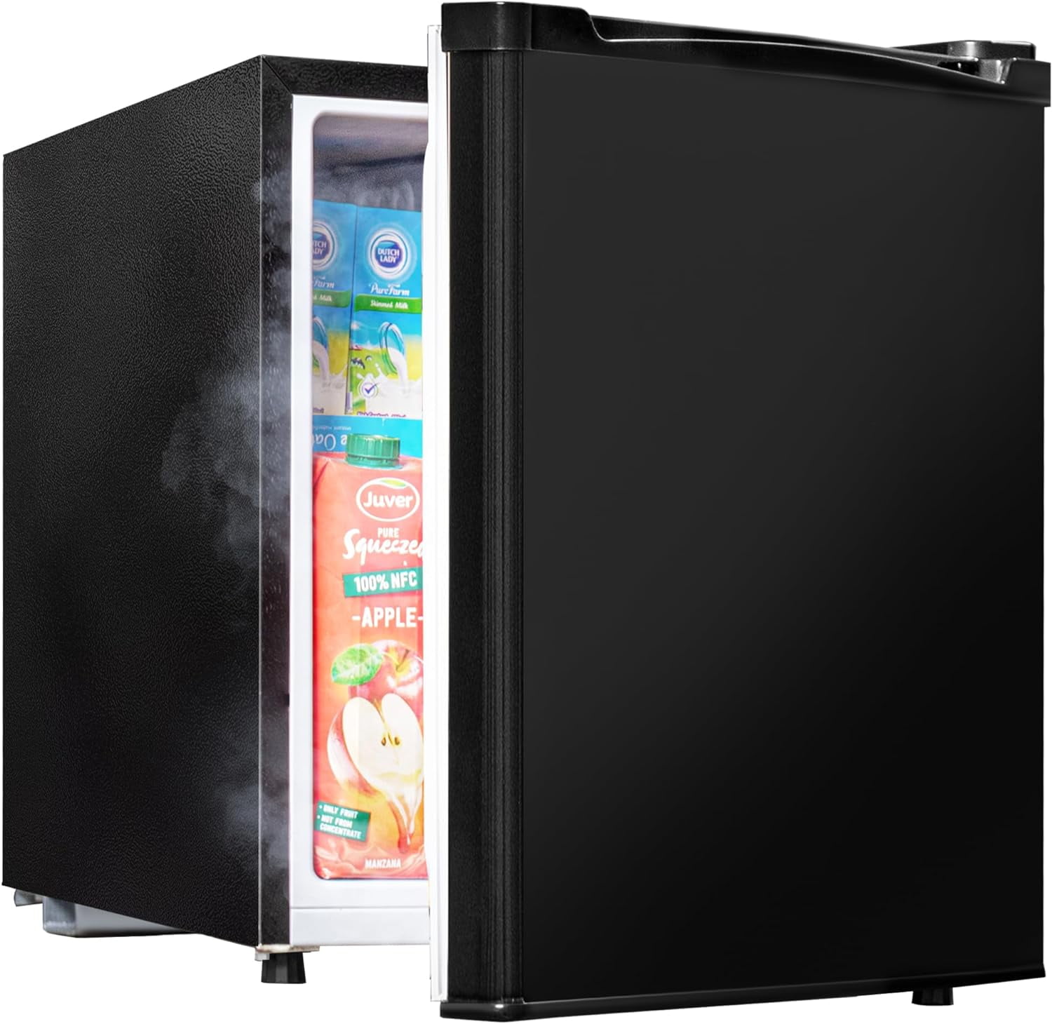 1.7 Cu.Ft Mini Fridge with Freezer, Low Noise Compact Refrigerator ...