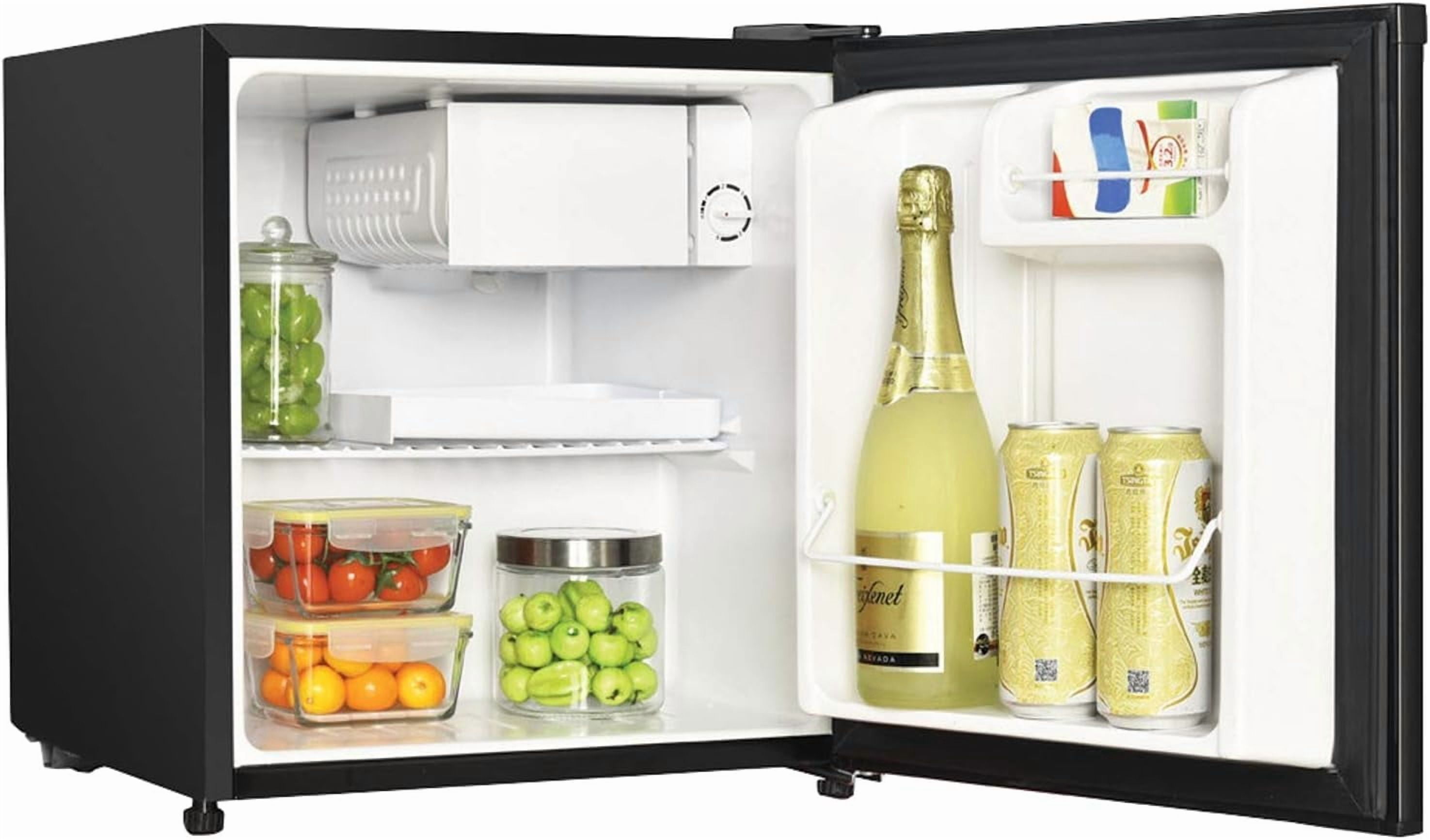 1.7 Cu. Ft. Mini Refrigerator with Chiller Compartment in Black (MCR170BE) - Walmart.com